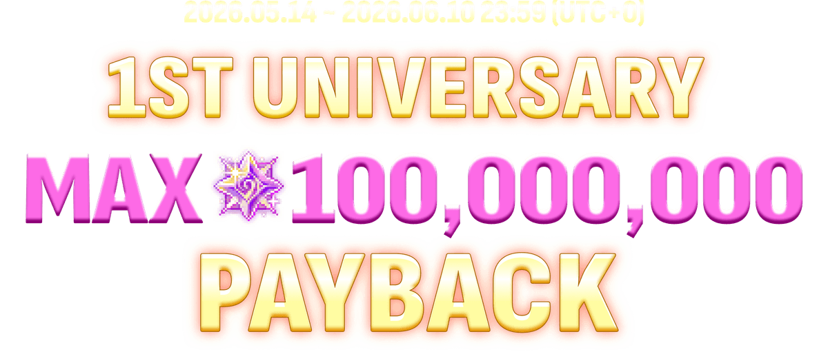 1st Universary Power Crystals Payback Event - MapleStory N